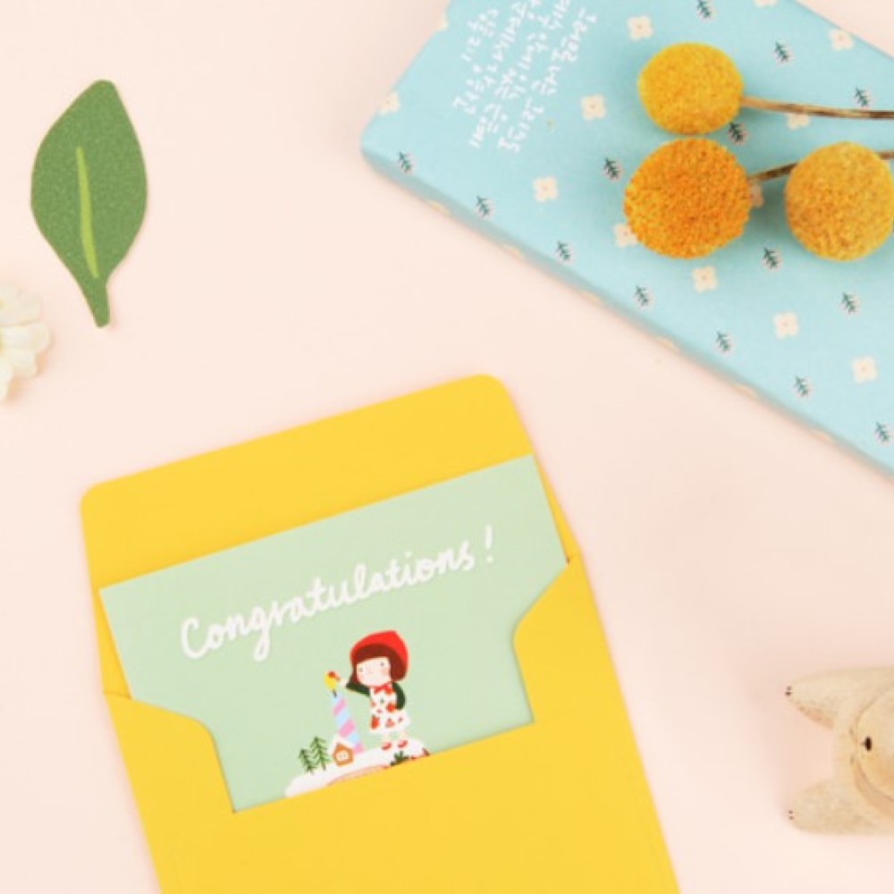 GRACEBELL Hello Jane Mini card 05 Cake 咭